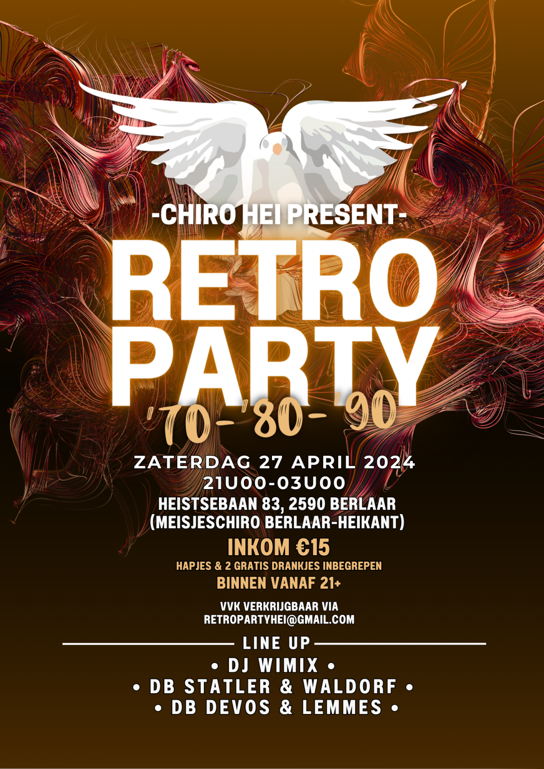 RETRO PARTY 2024 – CHIRO BERLAAR-HEIKANT